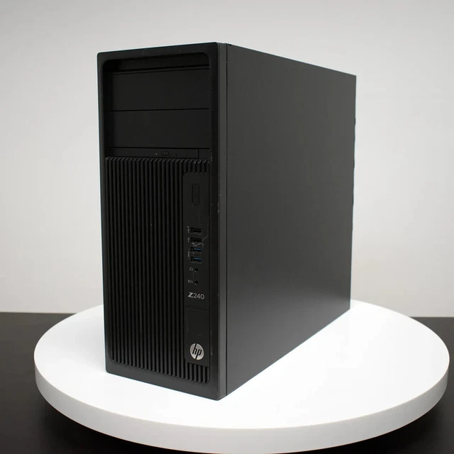 HP WORKSTATION DESKTOP Computer Quad-Core i7 Tower PC 16GB RAM 2TB HDD ...