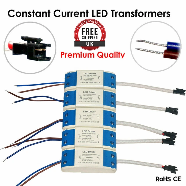 CONSTANT CURRENT LED Driver 3W - 36W LED Transformer AC 100V-265V to DC ...