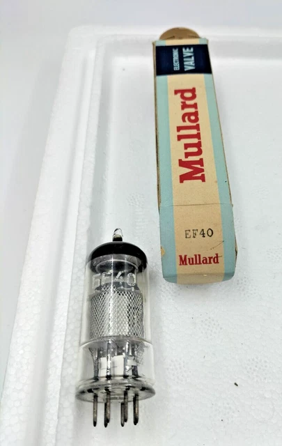 RADIO VALVE TUBE Amplifier TV EF40 Mullard Holland EF40 Valve - AF $32. ...