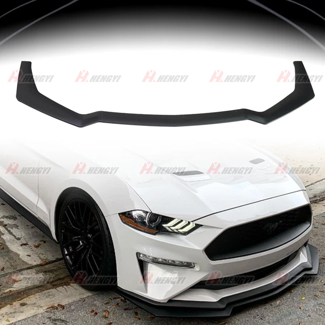FOR 18-20 MUSTANG GT V1 Style Front Bumper Lip Chin Spoiler Splitter ...