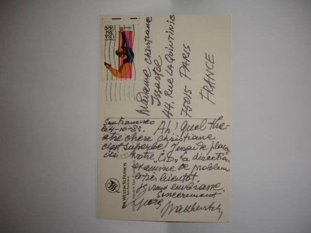 AUTOGRAPHE GEORGES WAKHEVITCH Théâtre CID Cinéma Opéra Jean Renoir ...