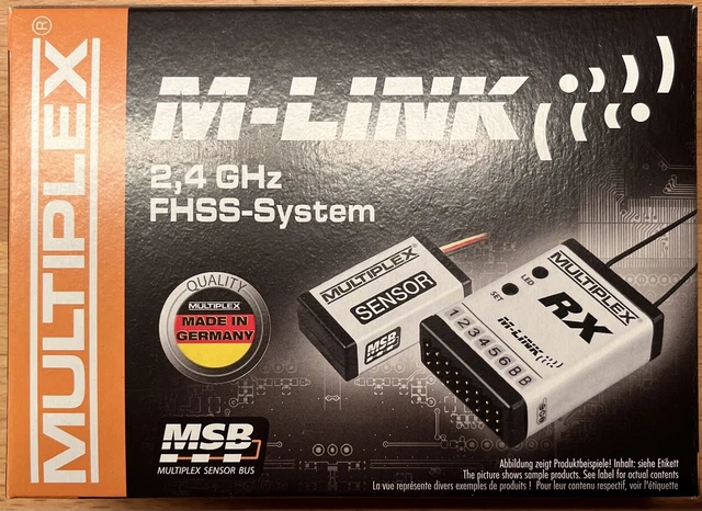 MULTIPLEX RX-9-DR M-LINK 9-Kanal, 2,4GHz Empfänger EUR 82,50 - PicClick DE