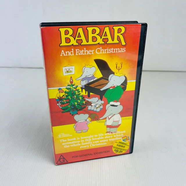 BABAR AND FATHER Christmas VHS, 1985 Rainbow Children's Video $15.20 ...