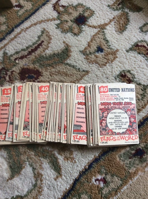 TRADE CARD A&BC Flags Of The World Small Size One Card Only No 60 £1.75 ...