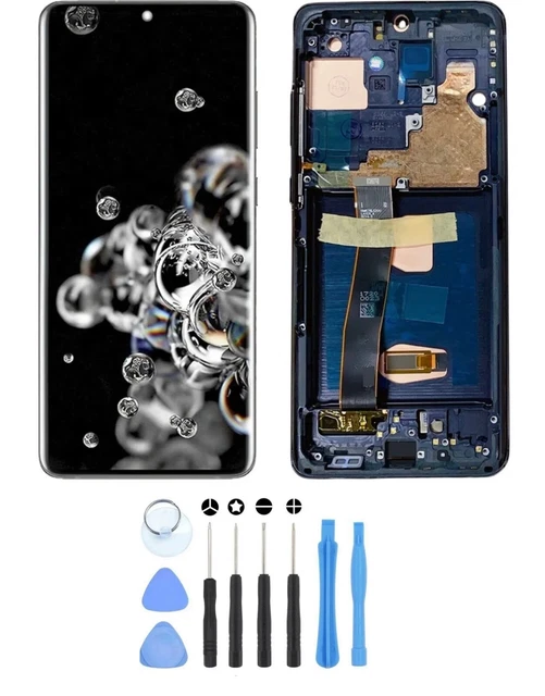 SAMSUNG GALAXY S20 Ultra 5G SM-G988B/DS Oled LCD Schermo Display ...