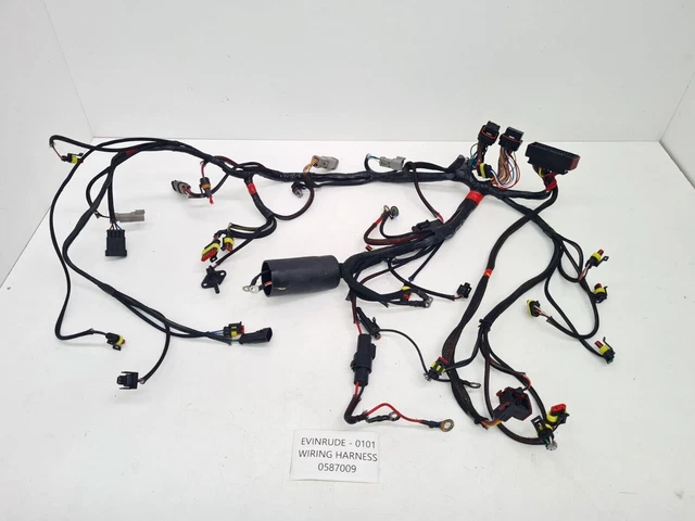 GENUINE JOHNSON EVINRUDE Outboard Engine Motor WIRING HARNESS ASSY 90 ...