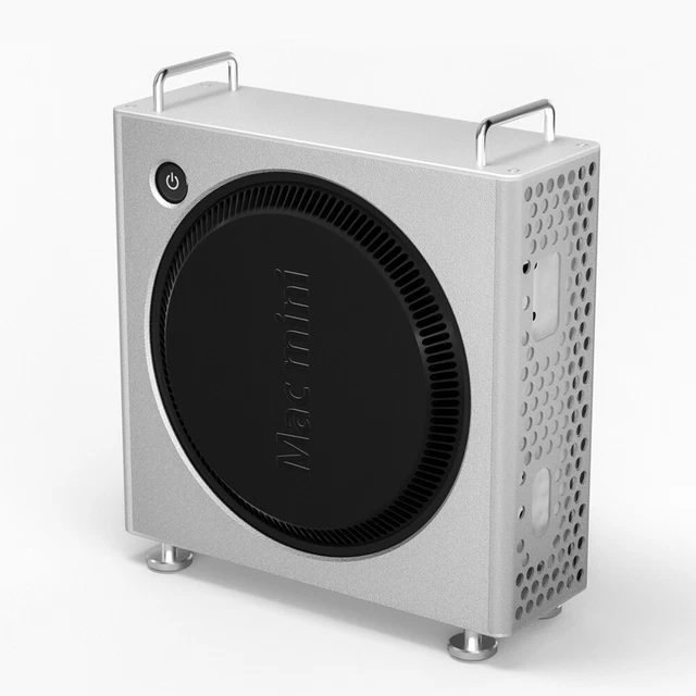 NEW CHASSIS FOR Mac Mini M4/M4 Pro 2024 aluminum Vertical Computer Case ...