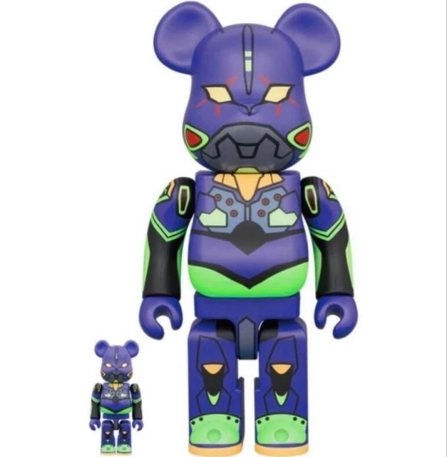 BE@RBRICK EVANGELION UNIT-01 (versión de pintura) 100% y 400% EUR 318 ...