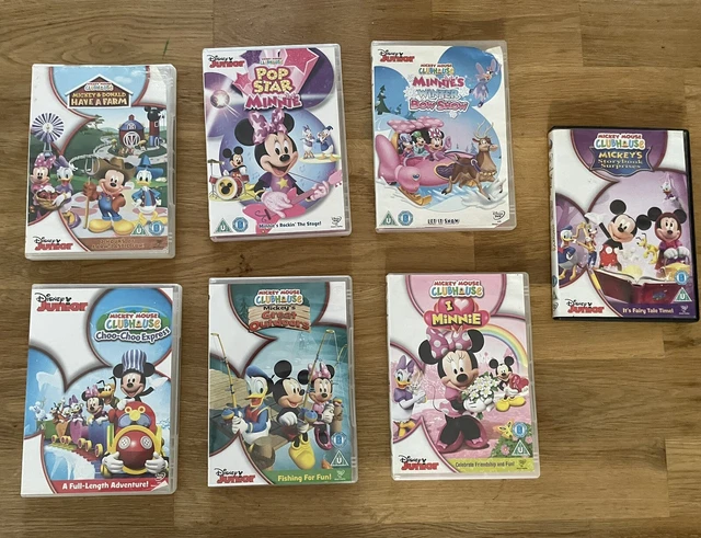 MICKEY MOUSE CLUBHOUSE 7 X DVD Bundle Set Choo Choo Express Pop Star ...