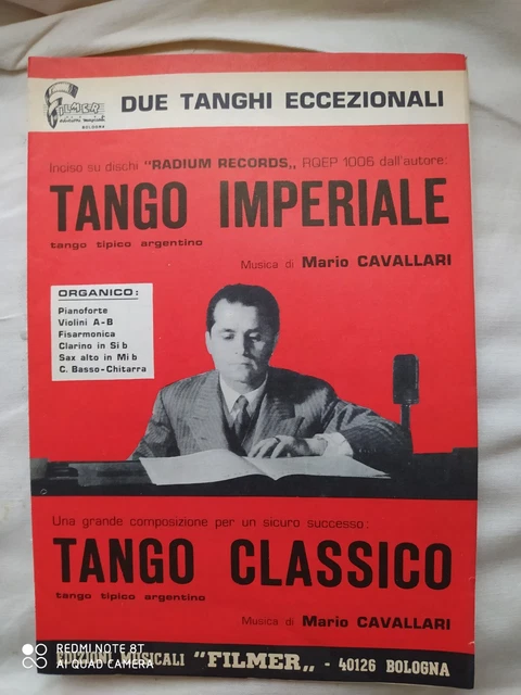 MARIO CAVALLARI &TANGO Imperiale" - "Tango Classico" - "Vulcano" - 1969 ...