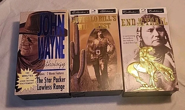 6 CLASSIC WESTERN VHS Tapes John Wayne £19.35 - PicClick UK