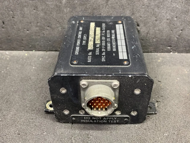 AIRCRAFT GROUND POWER Control Unit Type FGPC1 * 35/67600 * £65.00 ...