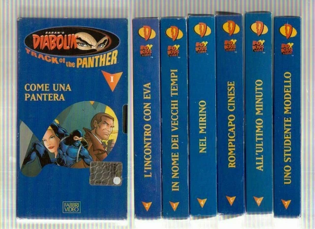 VHS, DIABOLIK TRACK of the Panther, sequenza 1/7 più 9 e 10, Fabbri ...