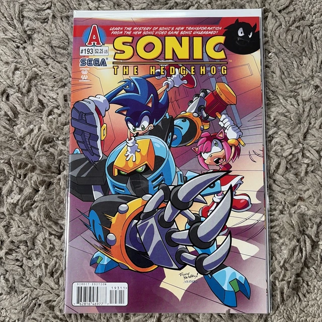 SONIC THE HEDGEHOG issue 193 Archie Comic series Rare collectible Sega ...