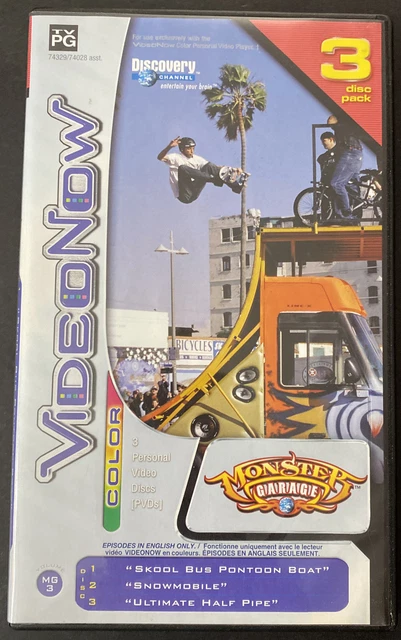 VIDEO NOW COLOR Discovery Channel Monster Garage 3 Disc Pack. Pre-owned ...