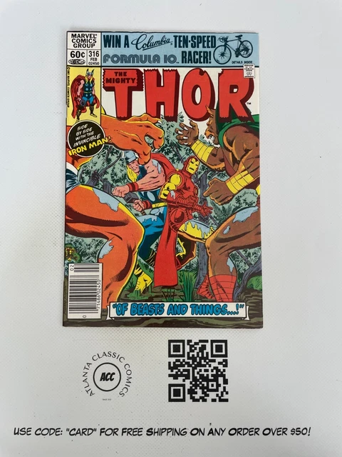 MIGHTY THOR # 316 NM- Marvel Comic Book Odin Loki Hulk Avengers X-Men 9 ...