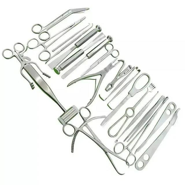 BASIC MAJOR ORTHOPEDIC Stainless Steel Surgical Instruments Set of 22 ...