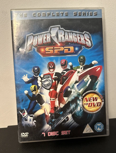 POWER RANGERS SPD (The Complete Series) PAL R2 DVD BOXSET - Discs 1-5 ...