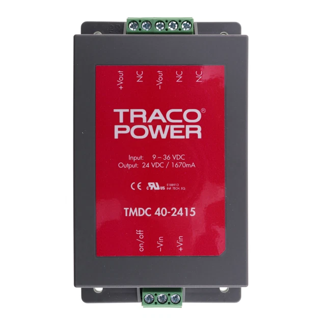 TRACO POWER TMDC-40-2415 Power Converter Dc/Dc, 1 Output, 40W, 24V, 1670Ma $195.67 - PicClick CA