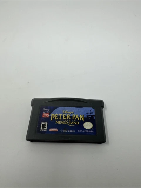 DISNEY'S PETER PAN Return to Never Land Nintendo Game Boy Advance GBA ...