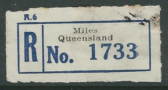 REGISTRATION LABELS AUSTRALIA Queensland Miles #1733 $1.75 - PicClick AU