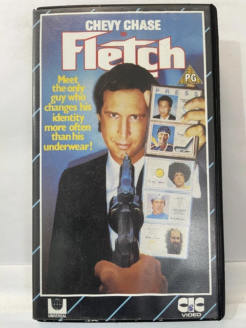 FLETCH VHS CHEVY Chase Comedy Classic 1985 CIC Video Vintage Rare £12. ...