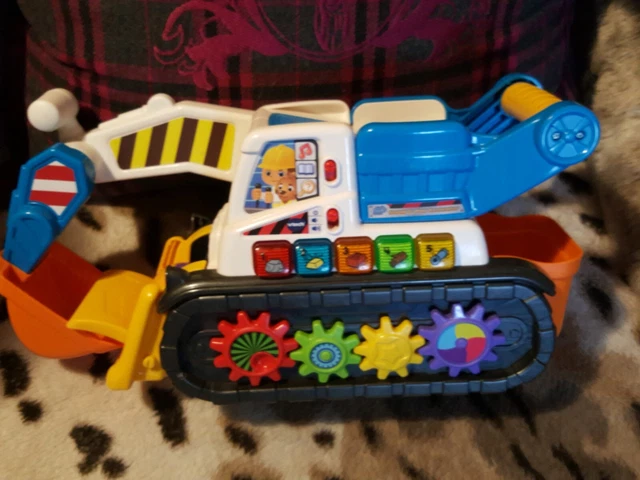 VTECH SCOOP & Play Excavator Interactive Push Along Toddler Toy £6.00 ...