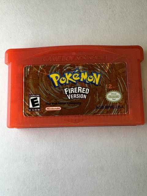 POKEMON: FIRERED VERSION GBA (Game Boy Advance, 2004) Authentic Fire ...
