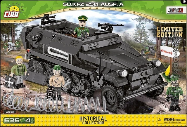 KIT COBI® 2551 - SD.KFZ 251/1 Ausf. A Limited Edition nuovo in IMBALLO ...