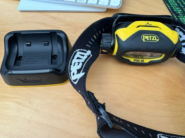 PETZL PIXA 3R Headlamp Rechargeable 90 Lumens ATEX Head Torch Light £50 ...