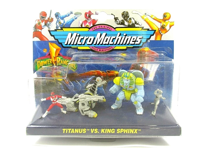 POWER RANGERS TITANUS vs King Sphinx Micro Machines - Galoob 1994 New ...
