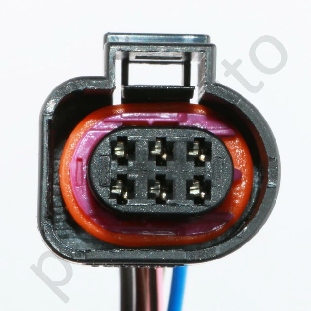 6 PIN THROTTLE Body Connector Plug Socket Wiring Loom For Audi VW ...