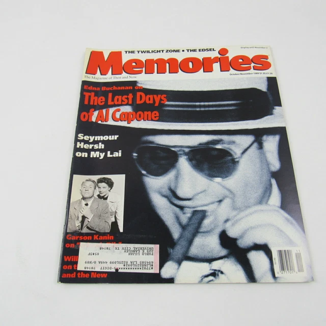 VINTAGE MEMORIES MAGAZINE Last Days Of Al Capone Seymour Hersh Oct/Nov ...