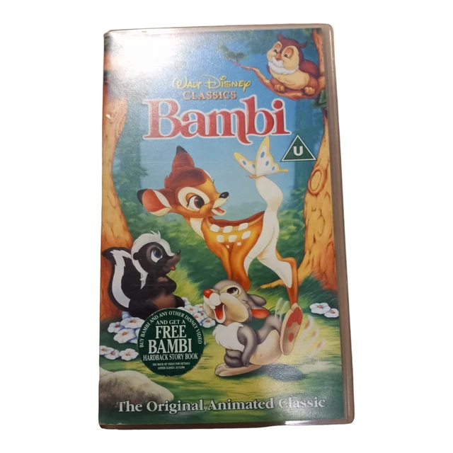 DISNEY BAMBI (VHS/SUR, 1994) £5.00 - PicClick UK