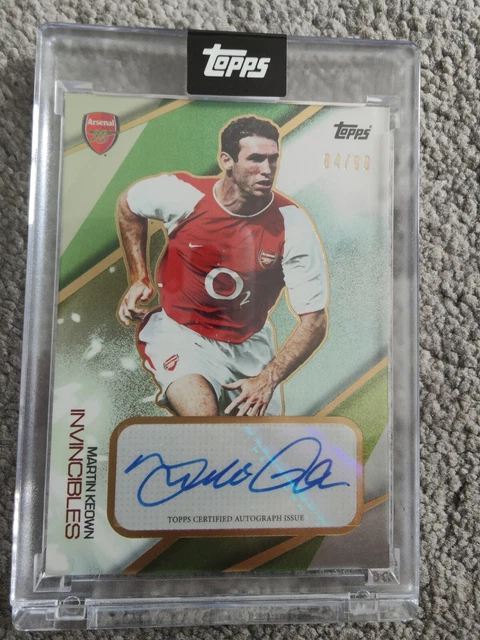 2024 TOPPS ARSENAL Invincibles 2003/2004 Martin Keown 84/99 Auto ...