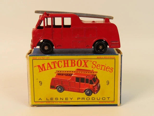 MATCHBOX SERIES NO.9 Fire Truck, Rare Silver Ladder, Vnmb! £50.00 ...