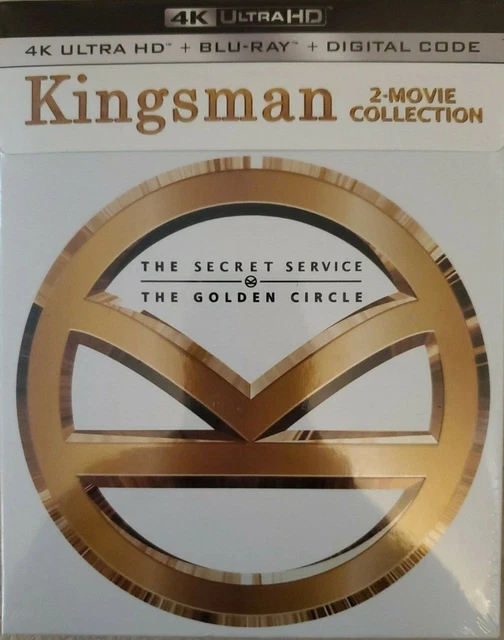 KINGSMAN 2 MOVIE Collection 4K Ultra HD Box Set Golden Circle Secret ...