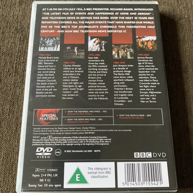 50 YEARS OF BBC Television News [DVD] - FREE UK POST £2.99 - PicClick UK