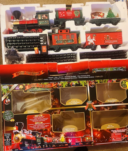 EZTEC G-GAUGE NORTH Pole Express Remote Control Animated Christmas ...