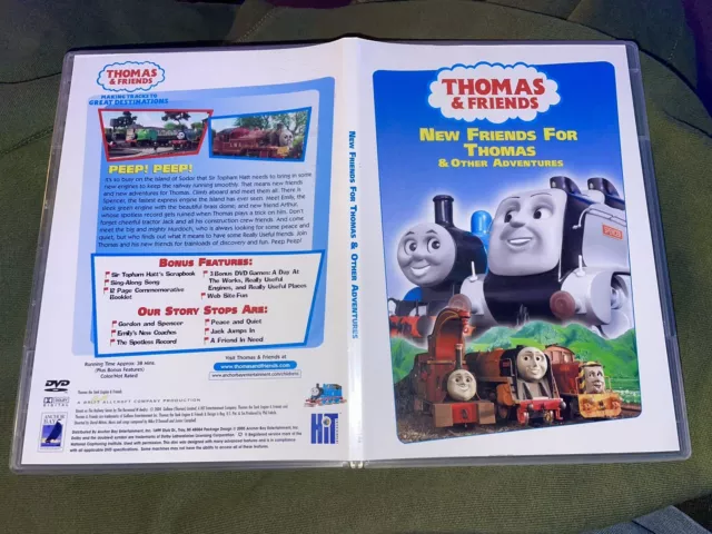 THOMAS AND FRIENDS New Friends For Thomas DVD US Import RARE Region 1 ...