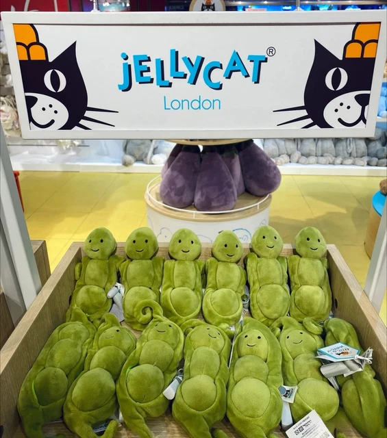 JELLYCAT VIVACIOUS PEA-LIMITED Edition! New With Tags - Ultra Soft ...