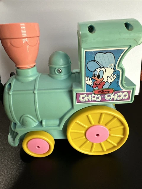 MATTEL DISNEY MICKEY Mouse and Donald Duck Choo-Choo Musical Crib Rail ...