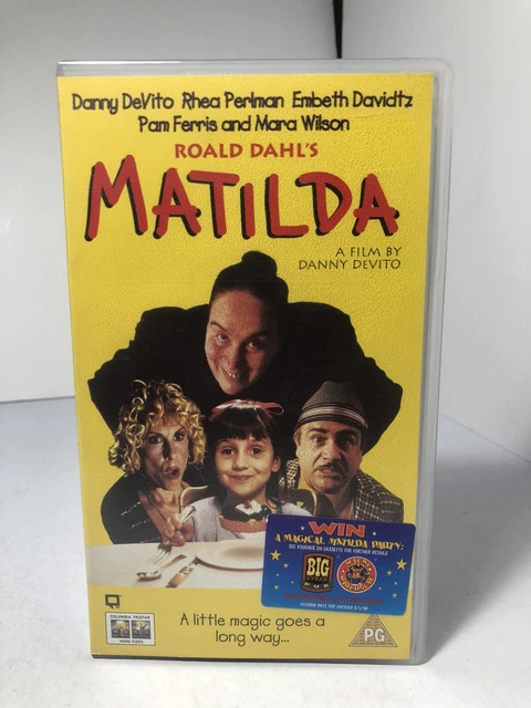 MATILDA VHS VIDEO Tape 1996 - Classic Children’s Film £2.00 - PicClick UK