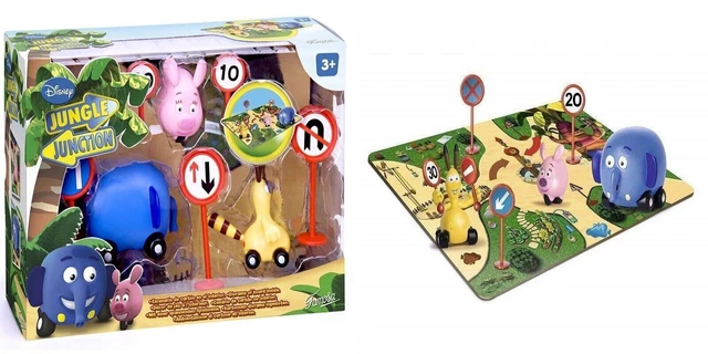 DISNEY JUNIOR JUNGLE Junction Figures Toys Bungo Mrs Jolly Toadhog ...