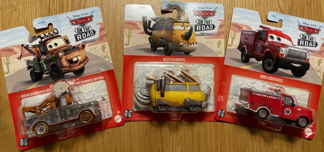 DISNEY PIXAR CARS On The Road Criptid Buster Mater Westfalanapus Adam ...