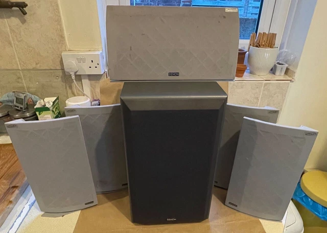 DENON/MISSION SCAV-F100 ACTIVE Subwoofer & 5 NXT Speakers £51.00 ...