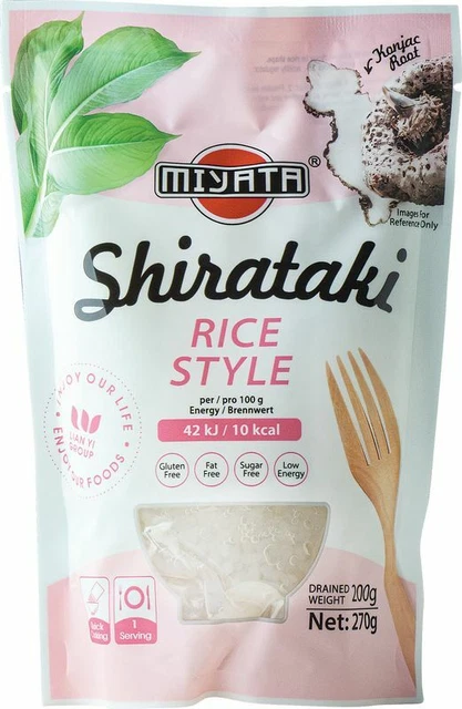 [ 270G / 200g ATG ] MIYATA Shirataki Konjak in Reisform [ Rice Style ] LOW CARB EUR 1,59 ...