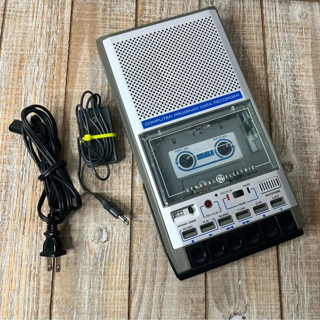 VINTAGE GE 3-5158 Computer Program Data Recorder Cassette Player For ...