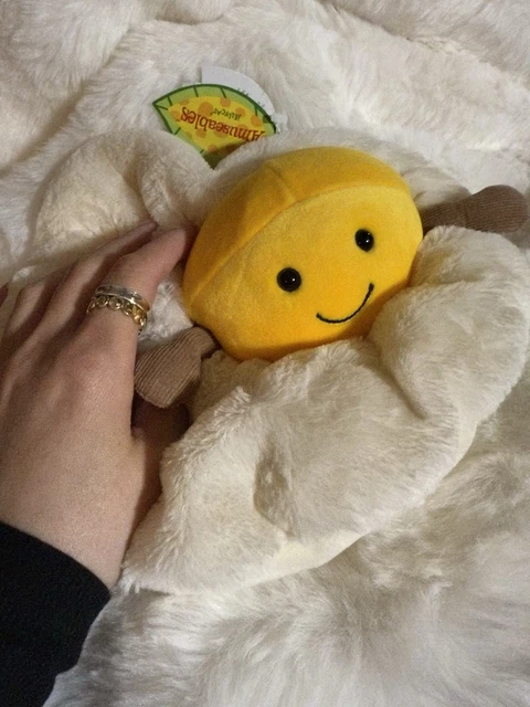 NEW RETIRED JELLYCAT Fried Egg Tagged Authentic £92.22 - PicClick UK