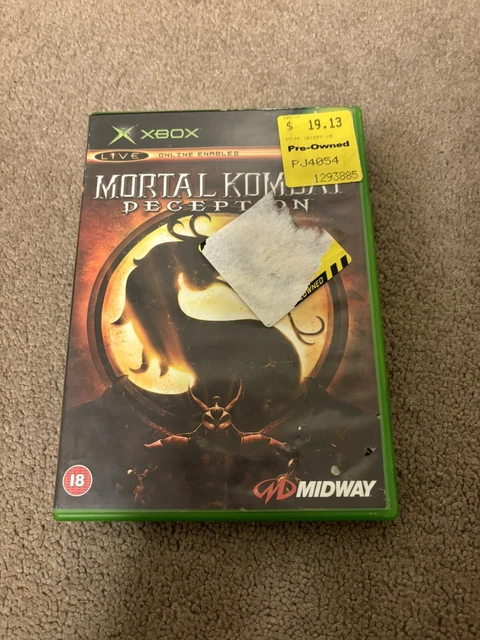 MORTAL KOMBAT: DECEPTION - Xbox Original Game $12.74 - PicClick AU